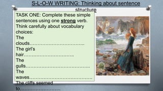 S-L-O-W Writing | PPTX