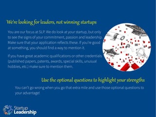 How to write a winning SLP application | PDF