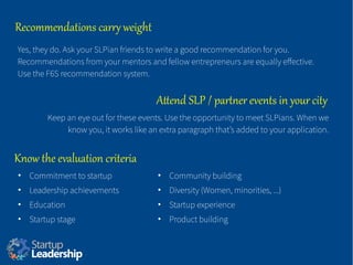 How to write a winning SLP application | PDF