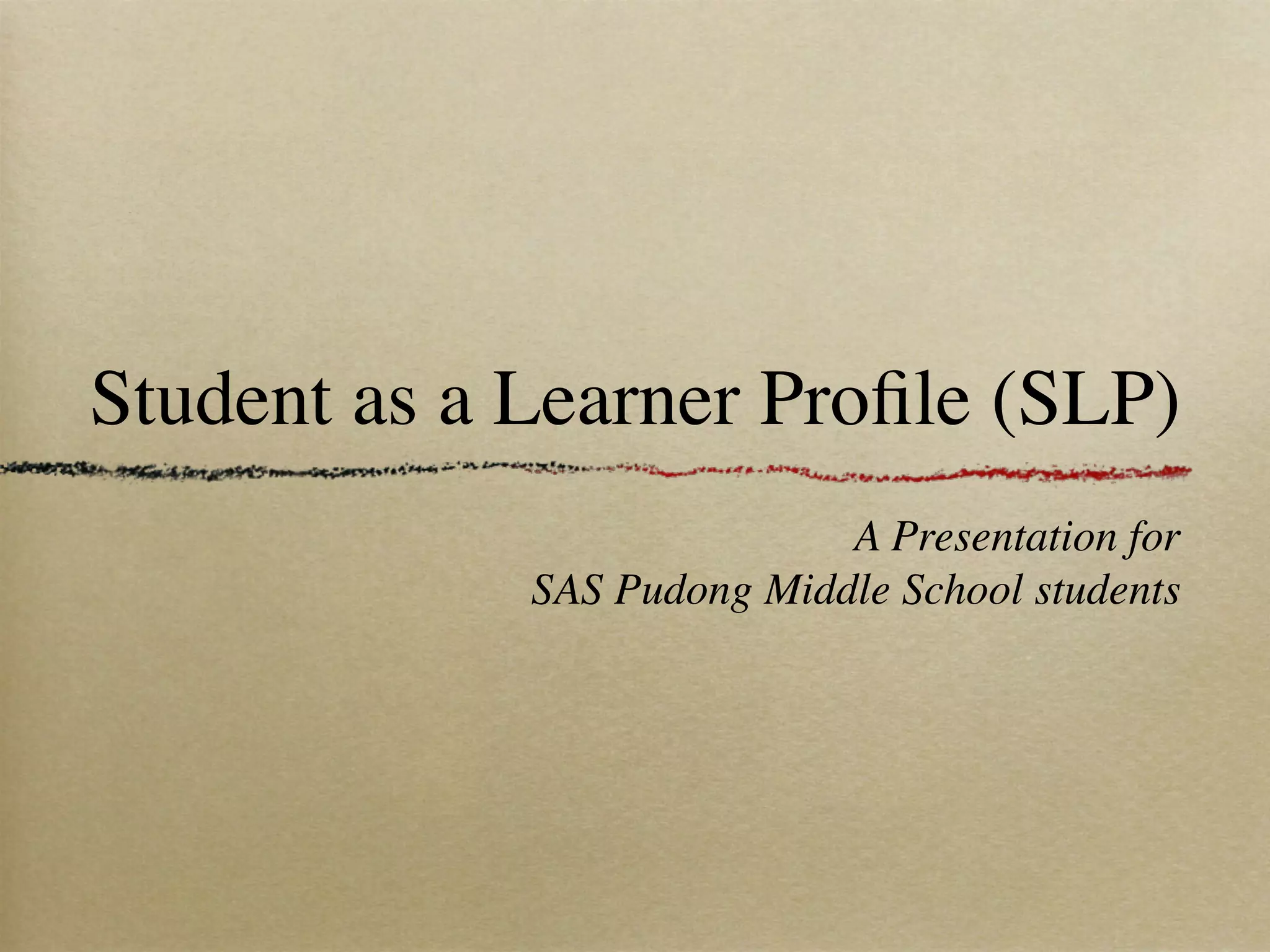 SLP Student Presentation | ZIP