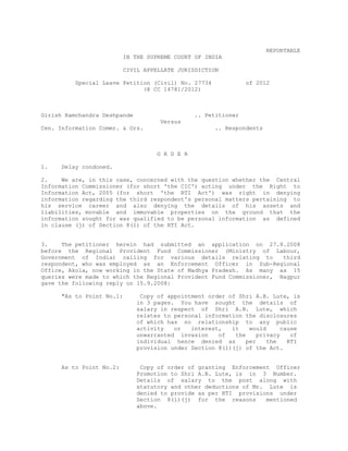 Slp 27734 -12(supreme court judgment) | DOC