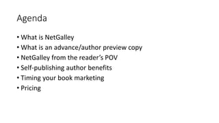 using netgalley to promote your book launch | PPTX
