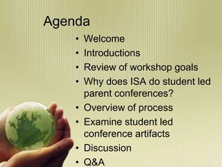 Student Led Portfolio Conferences | PPTX