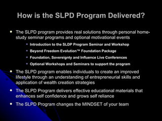 Sales, Leadership and Personal Development Program | PPT