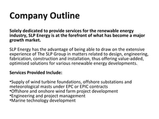 SLP Energy | PPT | Power and Energy Industry | Industries