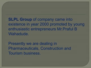 SLPL Group Pharma Profile | PPTX