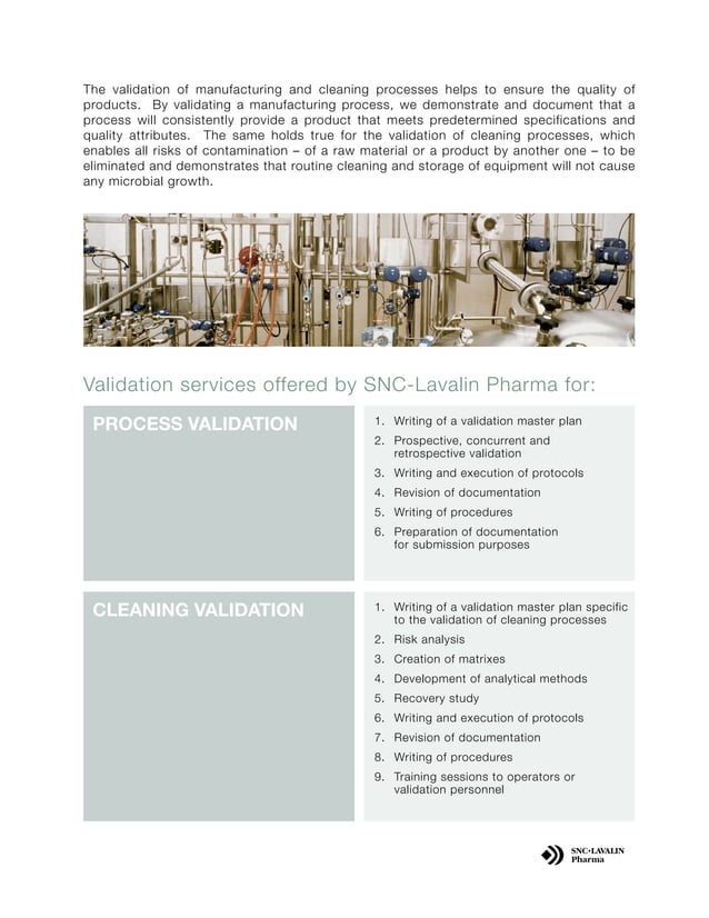 Slp Process & Cleaning Validation Eng | PDF | Manufacturing Industry | Industries