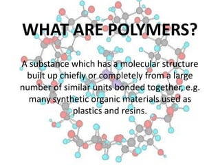 Polymers and types: plastics, fibres, ceramics, rubbers | PPTX