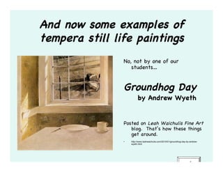 Still Life Tempera Painting | PDF