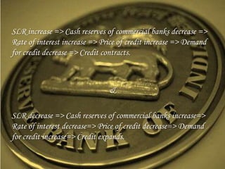 Slr(Statutory Liquidity Ratio) | PPTX