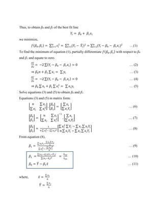 Simple Linear Regression | PDF