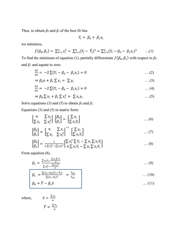 Simple Linear Regression | PDF