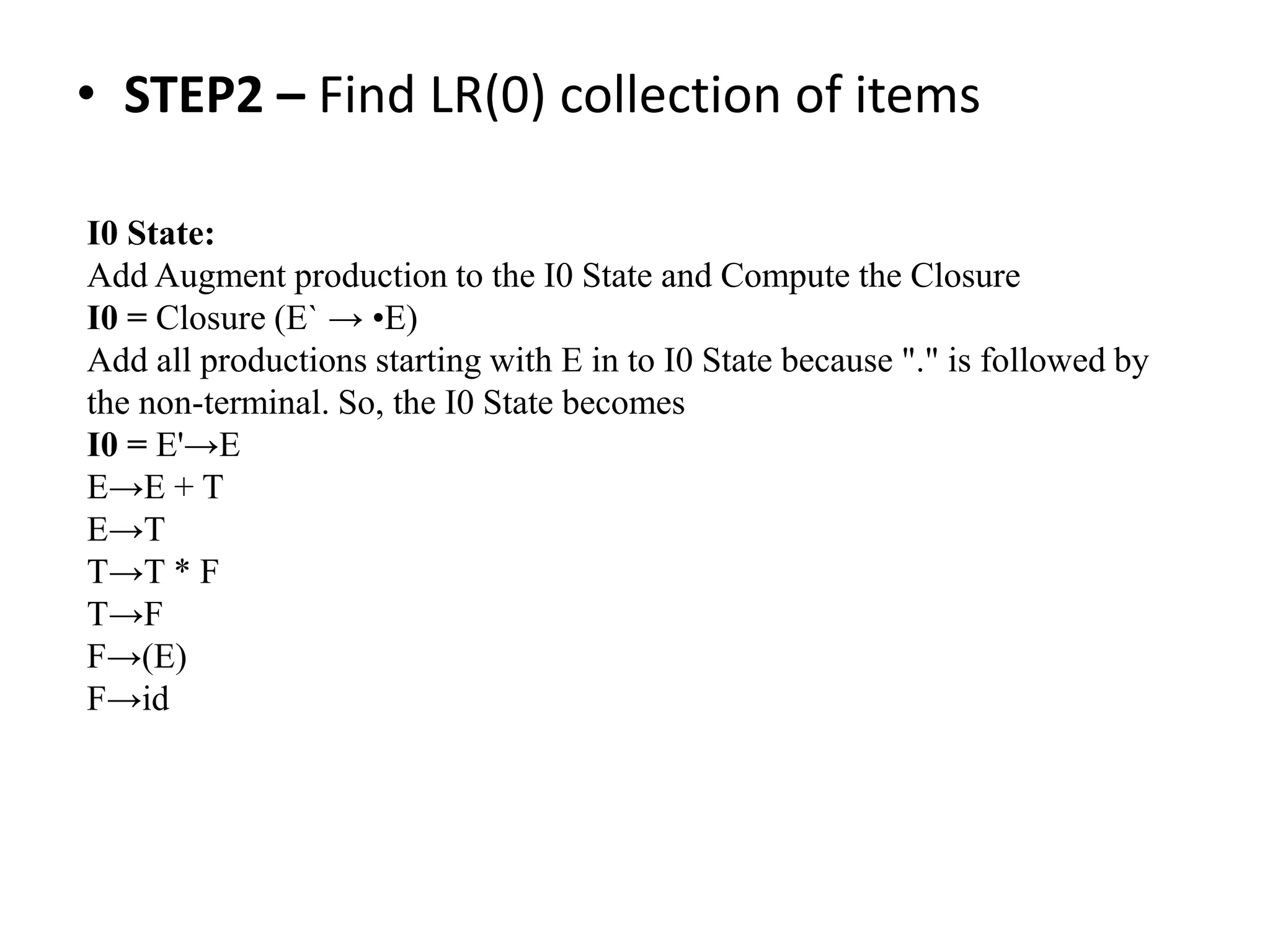 Compiler Design Bottom Up Parsing Technique S | PPT Compiler Design Bottom Up Parsing Technique S | PPT