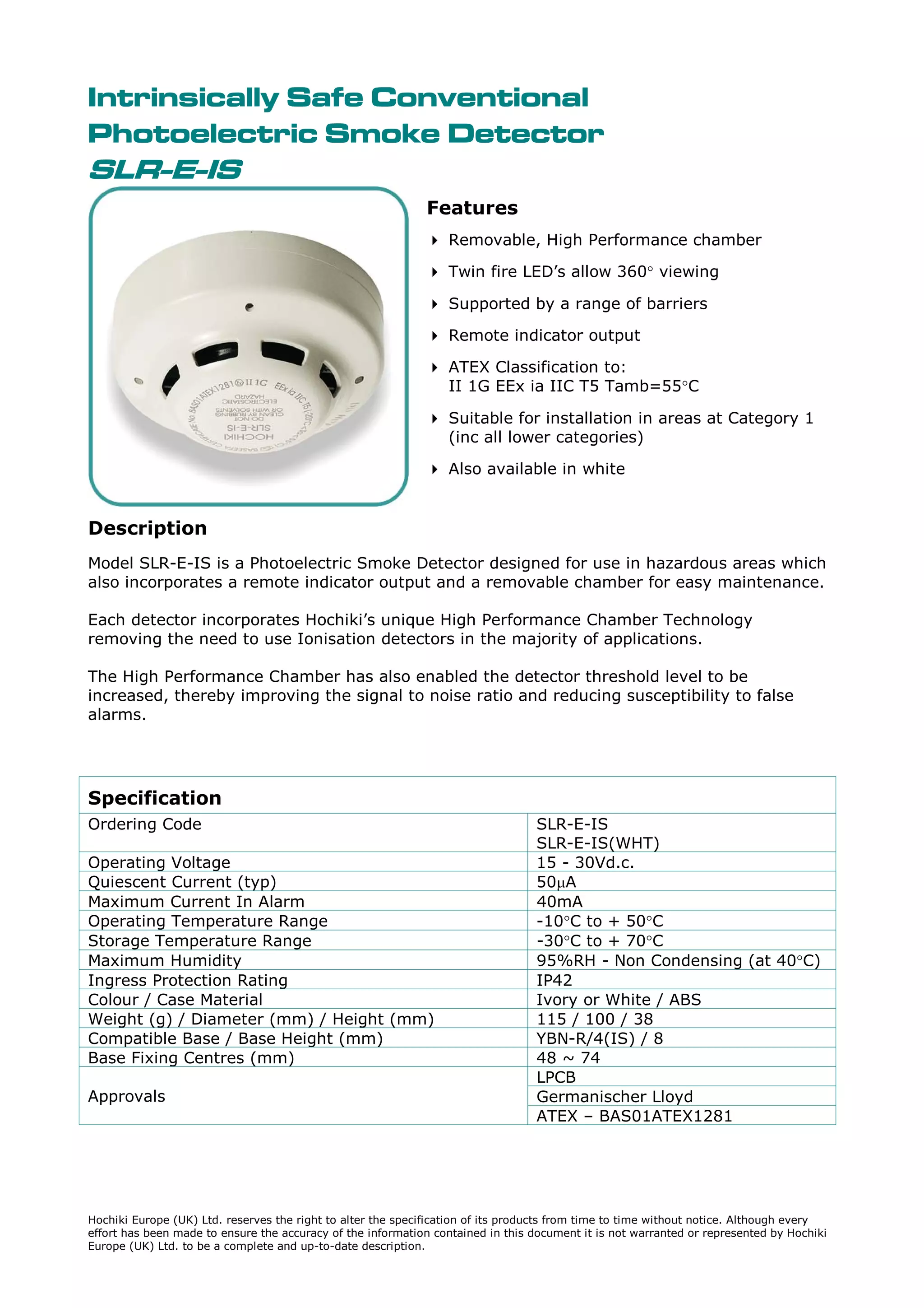Slr e-is specification | PDF