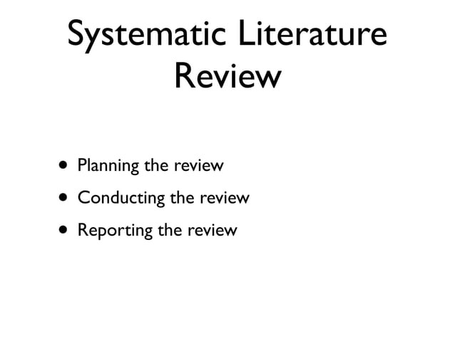 Systematic Literature Review | PDF | Publishing Industry | Industries