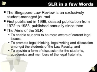 SLR Recruitment Presentation | PPT