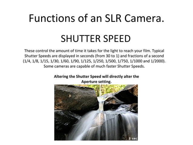 Slr & digital cameras | PPT | Photography | Arts and Crafts