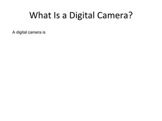 Slr & digital cameras | PPT