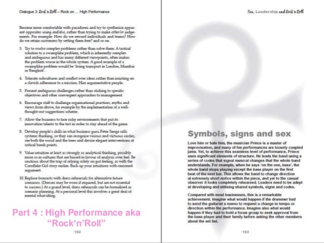 Sex Leadership And Rocknroll Book Preview
