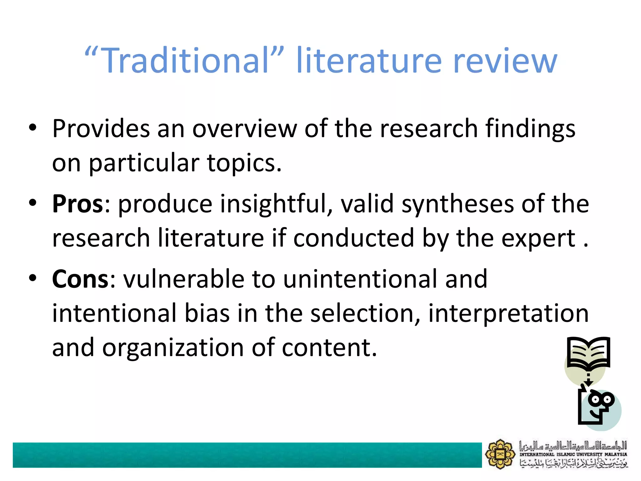Introduction to Systematic Literature Review method | PDF