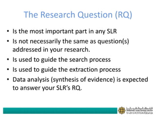 Introduction to Systematic Literature Review method | PDF