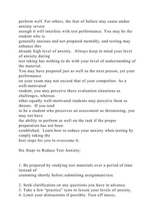 SLS 1000, Student Learning Success 1 UNIT V STUDY GUID.docx