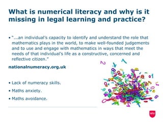 Slsa legal education presentation | PPT