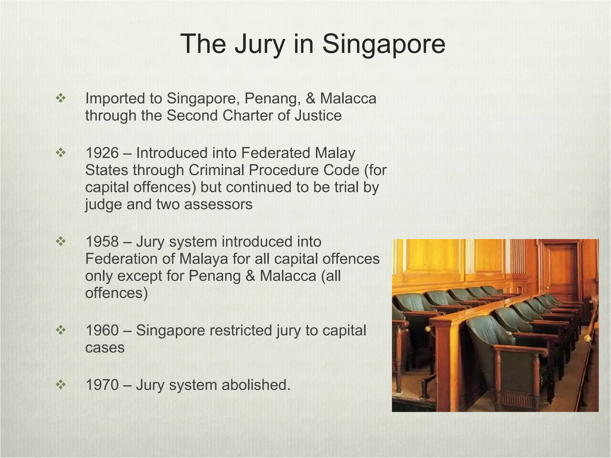 Singapore Legal System 2 | PPT