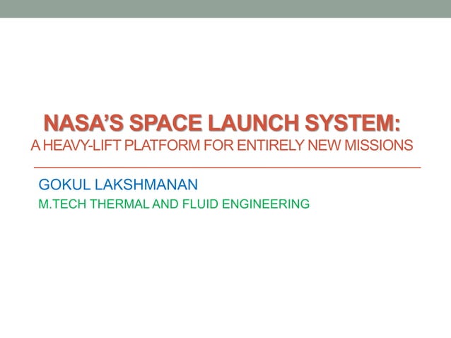 NASA SLS Cryogenic Engine - Complete Explanation | PPTX