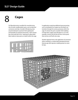 SLS Design Guide for Quickparts 3D printing services (EN) | PDF ...
