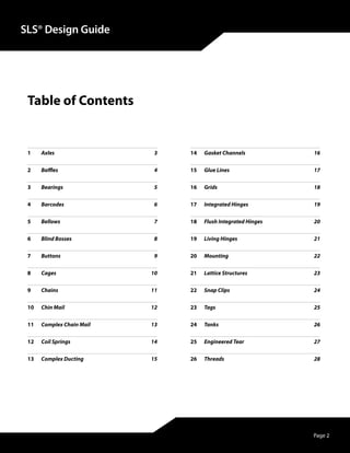 SLS Design Guide for Quickparts 3D printing services (EN) | PDF ...