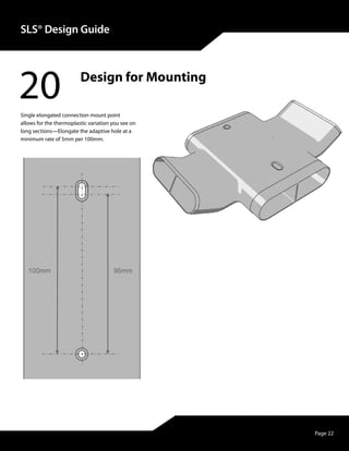 SLS Design Guide for Quickparts 3D printing services (EN) | PDF ...