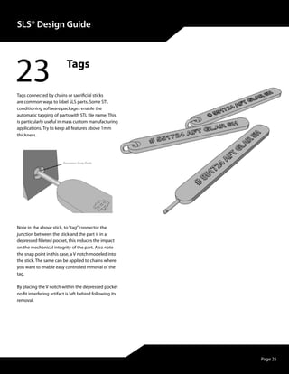 SLS Design Guide for Quickparts 3D printing services (EN) | PDF ...