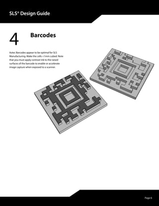 SLS Design Guide for Quickparts 3D printing services (EN) | PDF ...