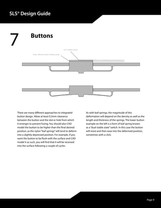 SLS Design Guide for Quickparts 3D printing services (EN) | PDF ...