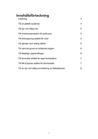 Slöserirapport efter justeringar ppkaksversion ili | PDF | Healthcare ...