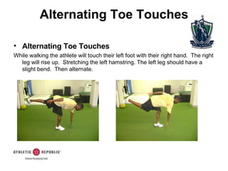 Dynamic Warm Up for Young Athletes | PDF | Running and Jogging ...