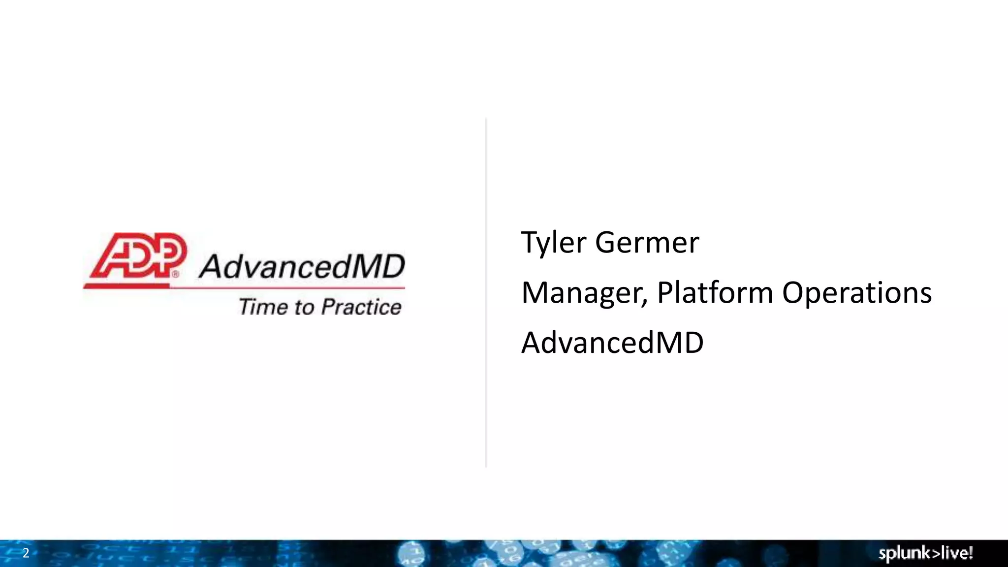 AdvancedMD Customer Presentation | PPT