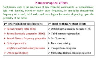 Nonlinear optics | PDF