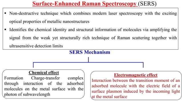 Surface Enhanced Raman Spectroscopy | PDF