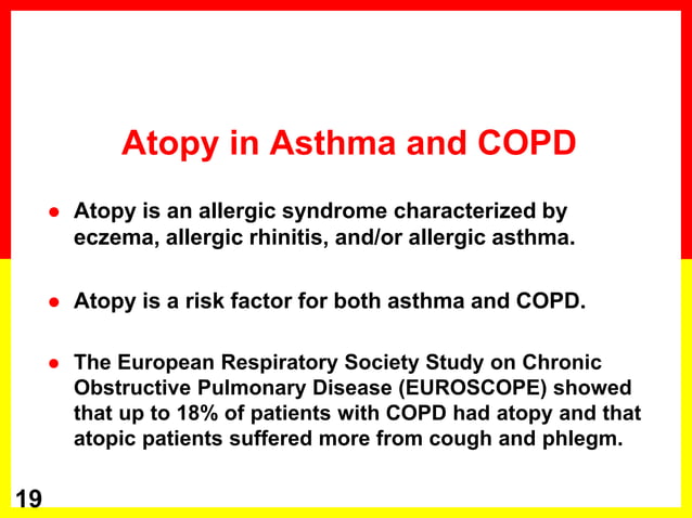 Asthma-COPD Overlap Syndrome (ACOS) | PPTX | Lung and Respiratory ...