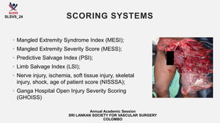 Complex lower limb arterial injuries; definitive management Joel ...