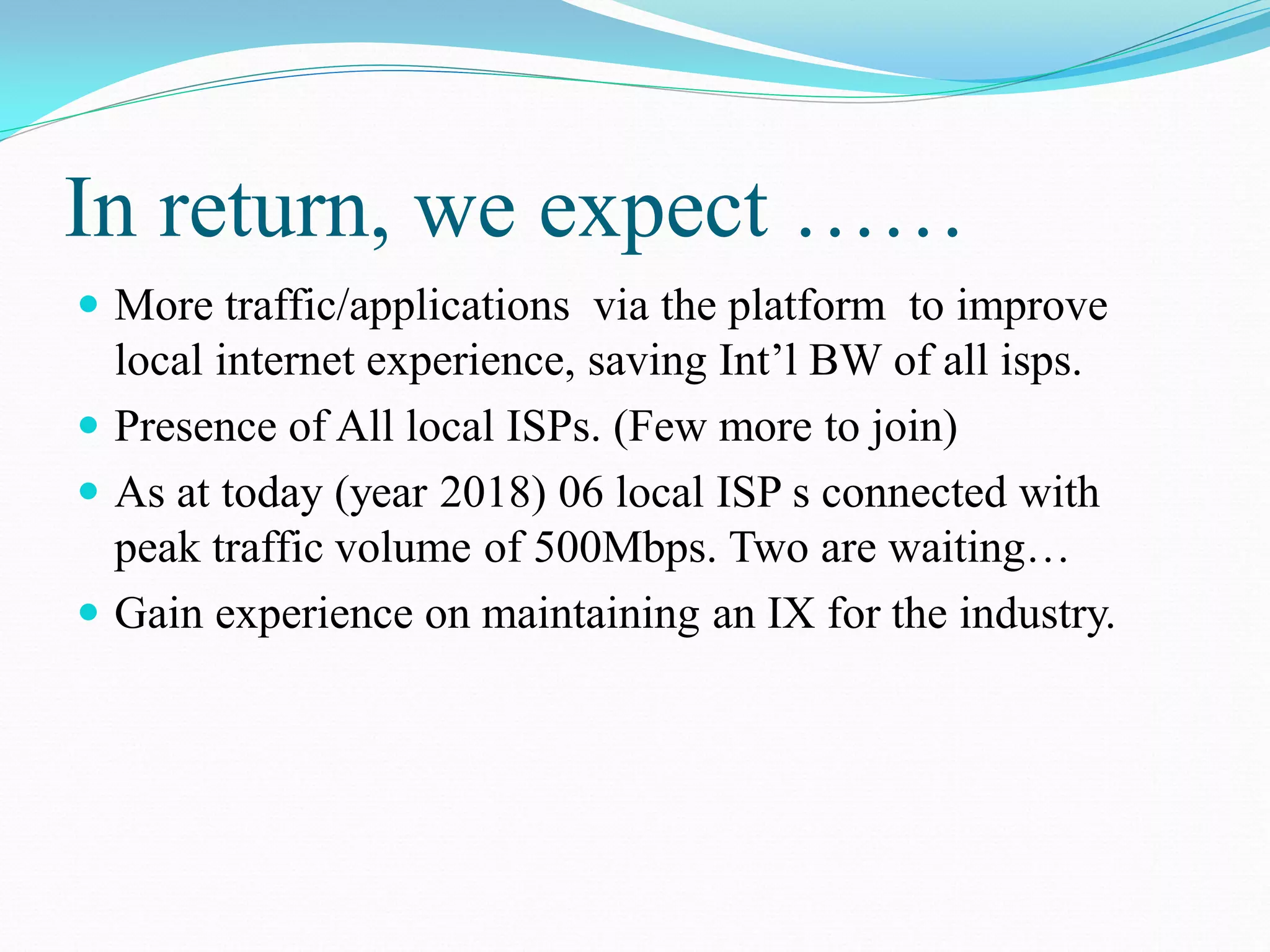 SLT-IX Setting up an Internet Exchange : Sri Lankan experience | PDF