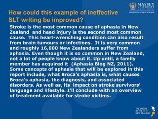 Academic Writing Orientation for Speech-Language Therapy students | PPT