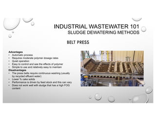 SLUDGE DEWATERING TECHNOLOGY AVAILABLE IN MARKET | PPT