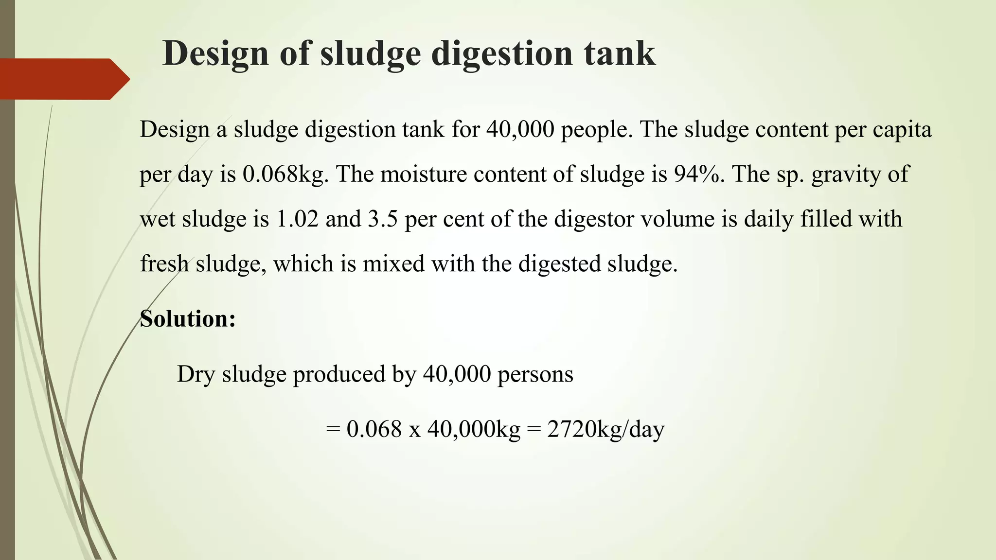 Sludge digestion process | PPT