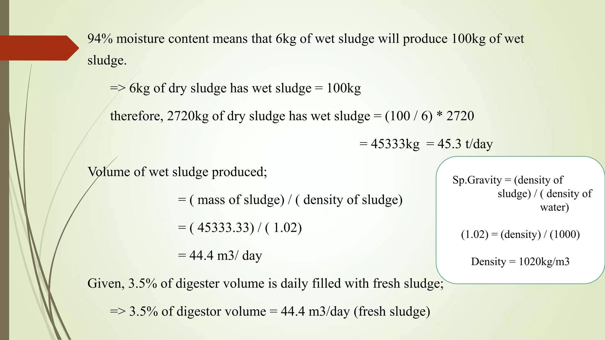 Sludge digestion process | PPT