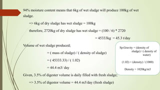 Sludge digestion process | PPT