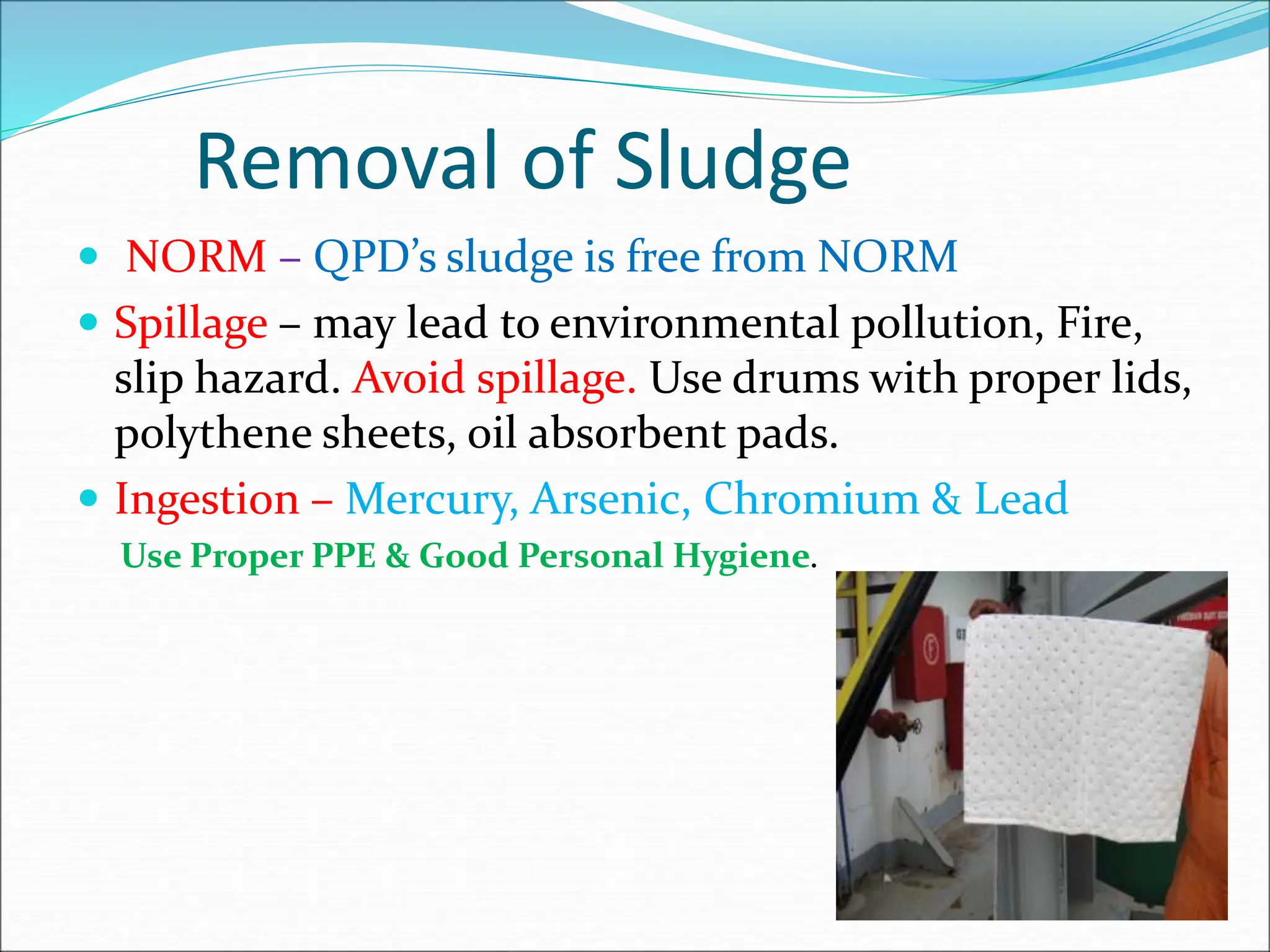 Crude oil Sludge Handling safety procedure.ppt