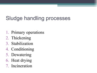 Sludgehandlinganddisposal | PPT | Indoor Environmental Quality | Home ...